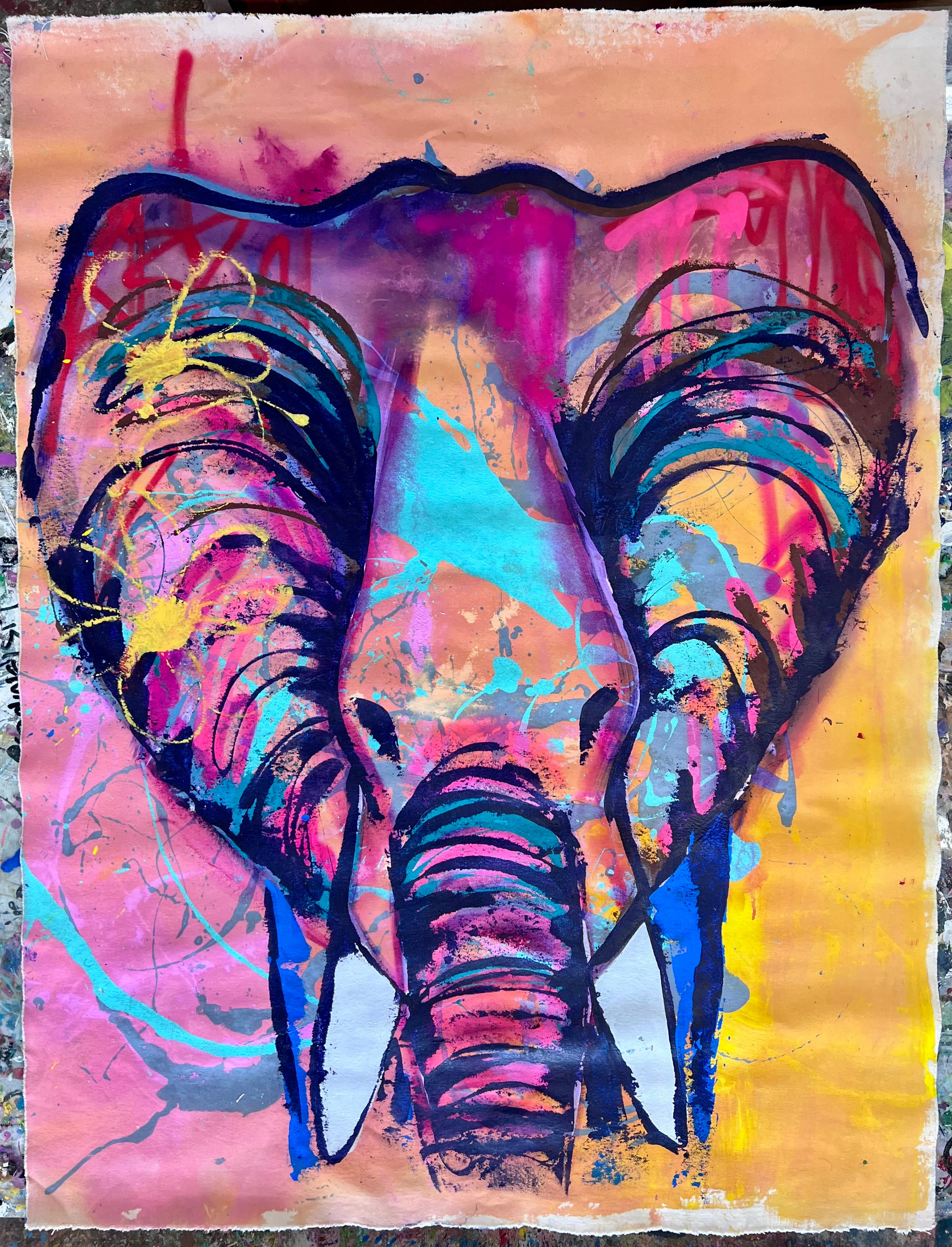 Amazing Things / Classic Elephant / Pink & Goldenrod / Featured Origin ...