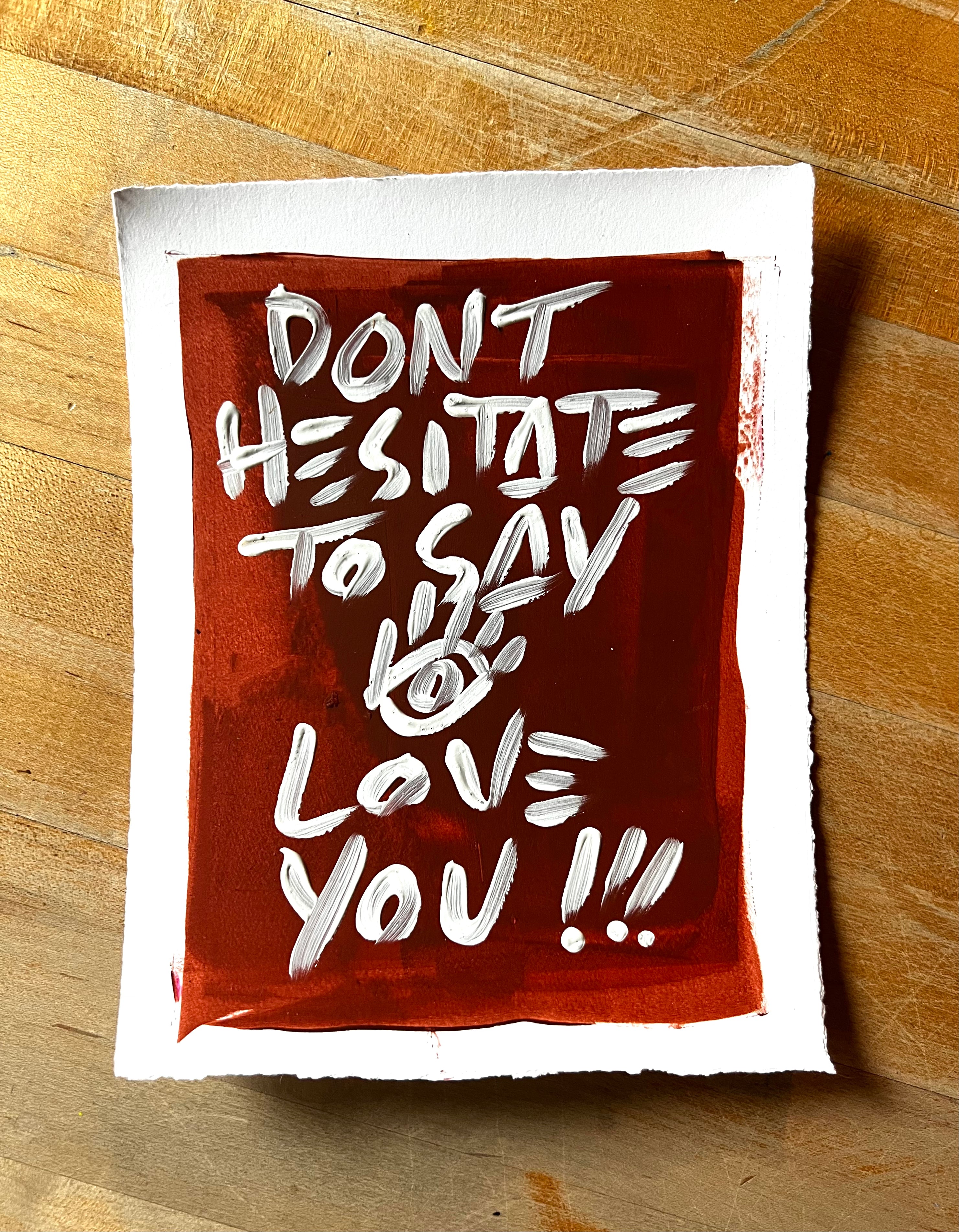 Say I Love You / Mahogany / Archival Paper Mantra / BOGO Originals / D ...